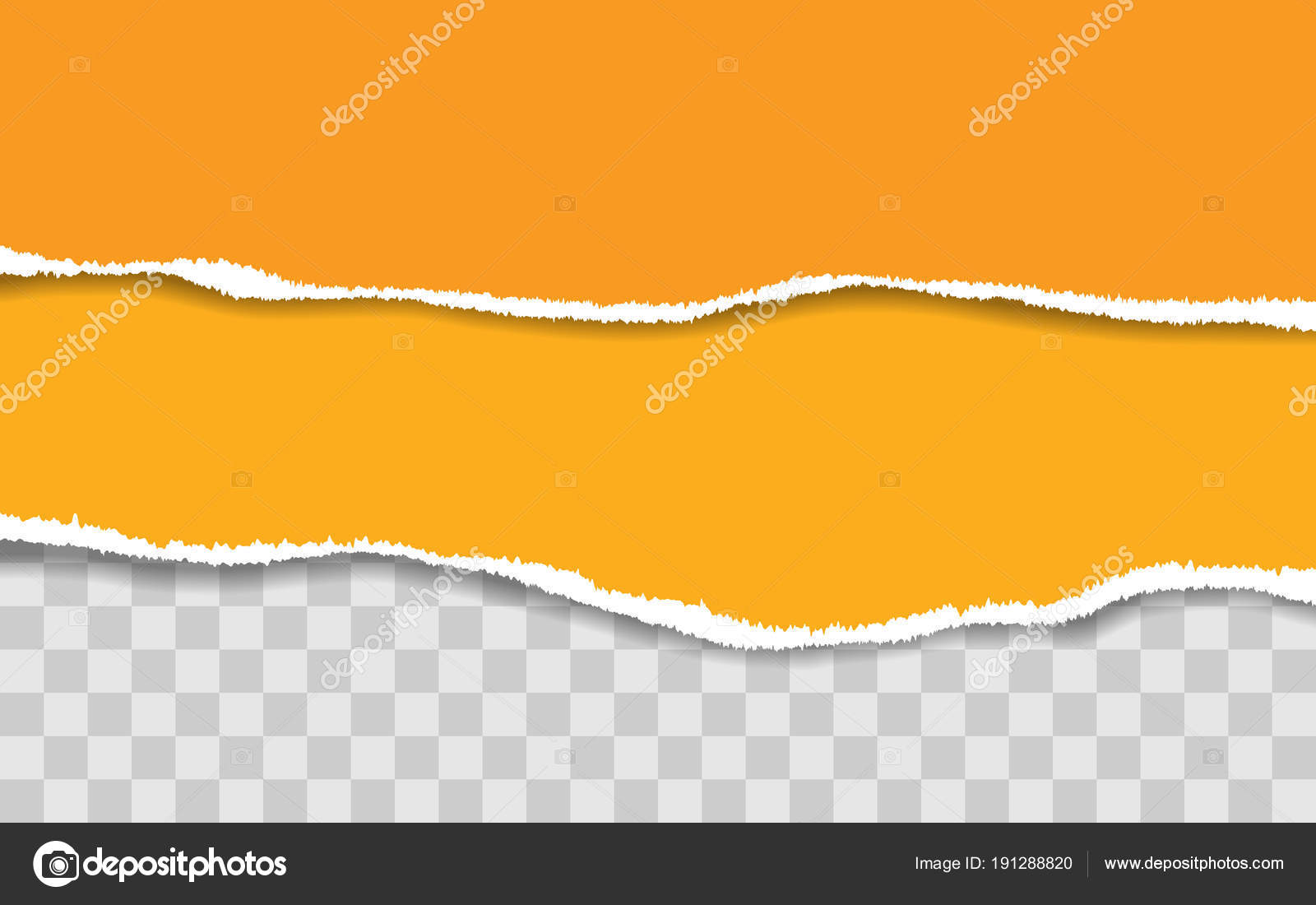 Papel roto. Vector de papel rasgado. el papel estaba rasgado de fondo ...