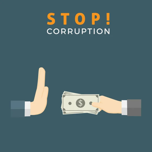 Stop corruption Vector Art Stock Images | Depositphotos