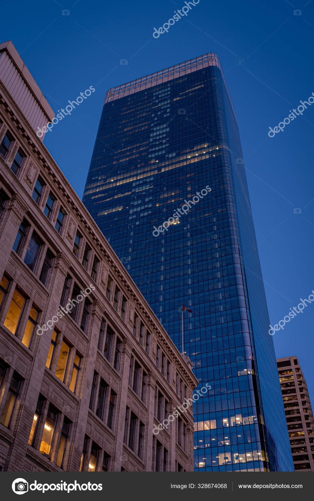 Looking Office Buildings Calgary Alberta Canada ⬇ Stock Photo, Image by ...