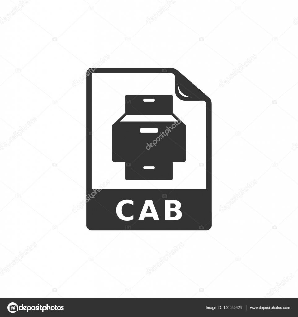 Cab file format icon Stock Vector Image by ©puruan #140252626