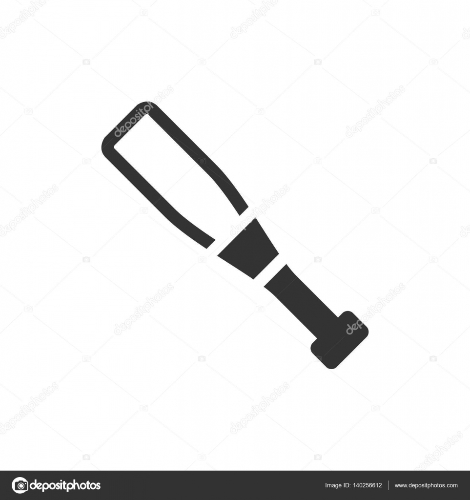 Baseball bat icon Stock Vector Image by ©puruan #140256612
