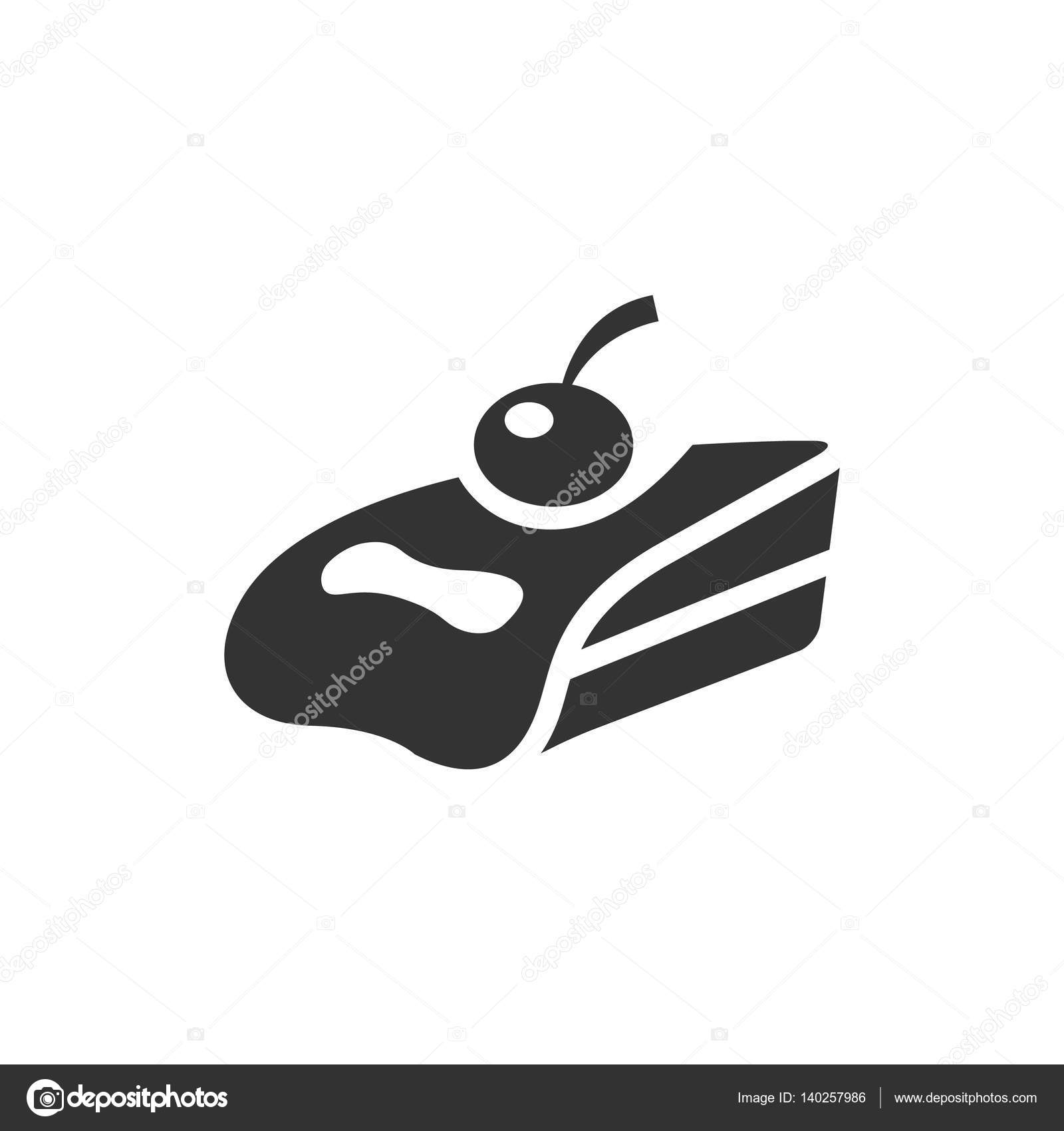 Cake icon in single color. Stock Vector Image by ©puruan #140257986
