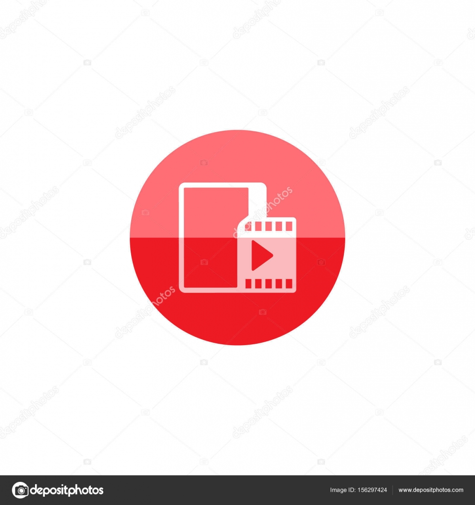Movie folder icon Stock Vector by ©puruan 156297424
