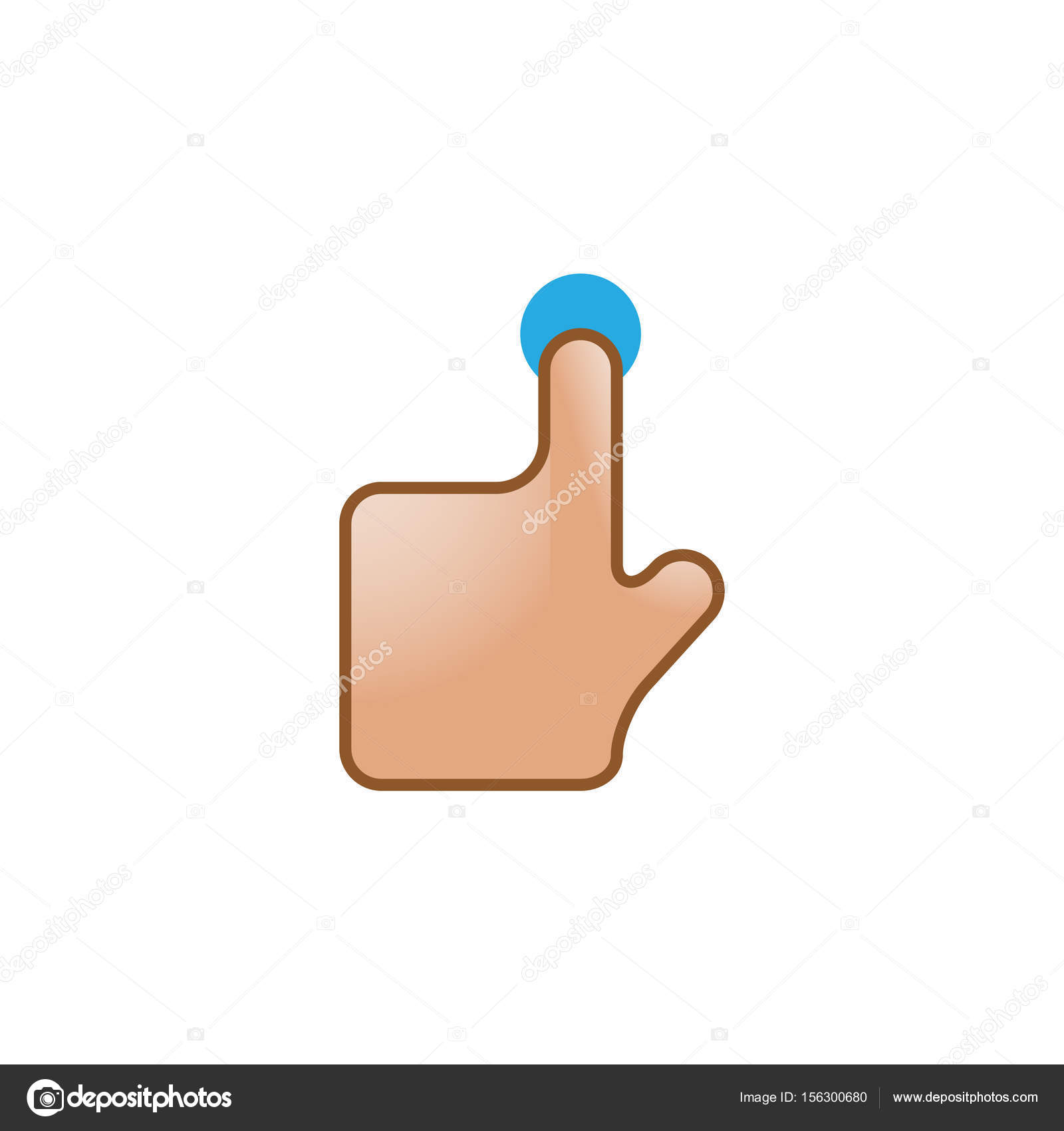 Finger gesture icon Stock Vector by ©puruan 156300680