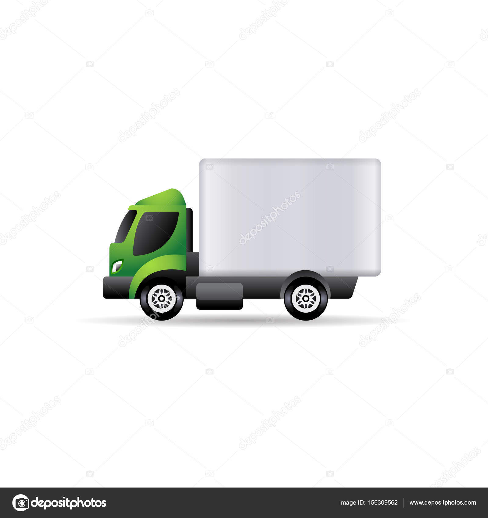 Truck icon in color. Stock Vector Image by ©puruan #156309562