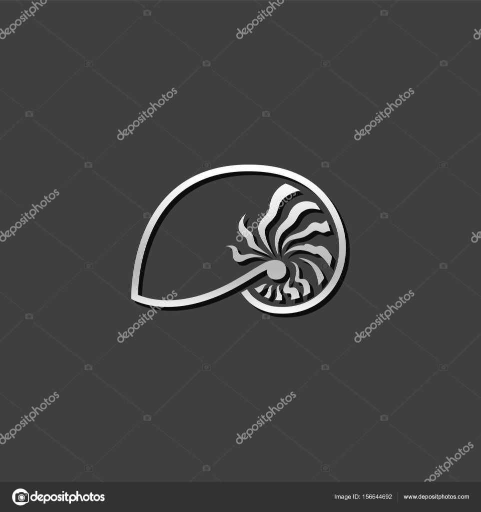 Metallic Icon - Nautilus Stock Vector Image by ©puruan #156644692