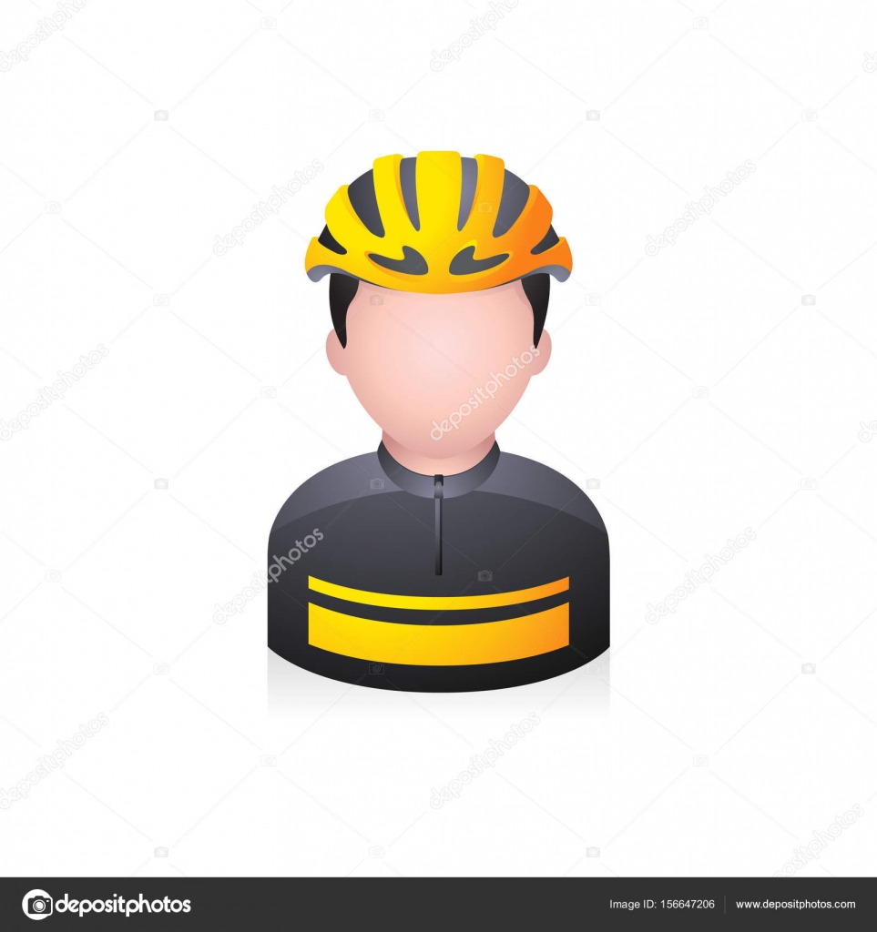 Cycling athlete avatar Stock Vector by ©puruan 156647206