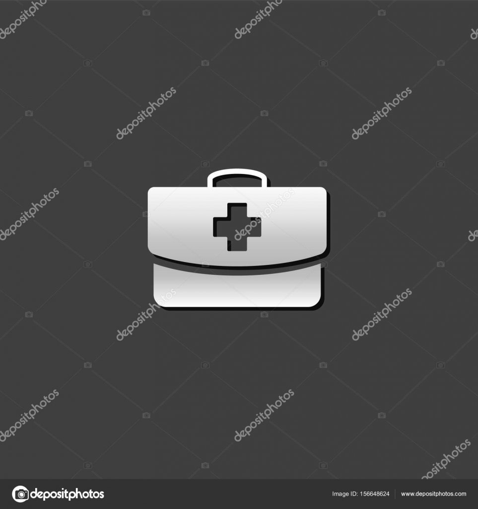 Metallic Icon - Medical case Stock Vector Image by ©puruan #156648624
