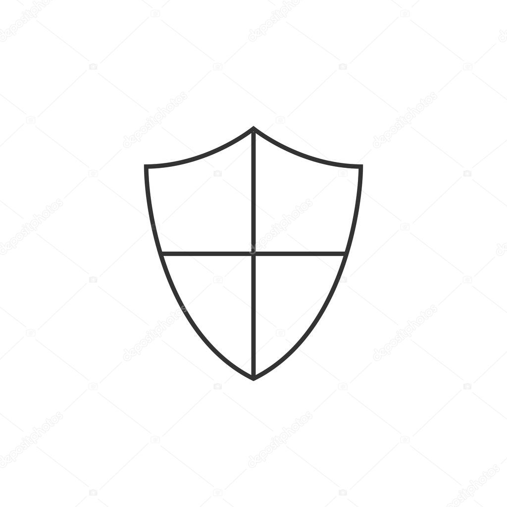 Outline icon - Shield — Stock Vector © puruan #156646244