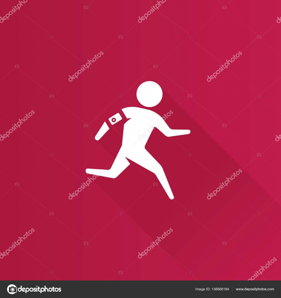 Metro Icon - Running athlete Stock Vector Image by ©puruan #156666184
