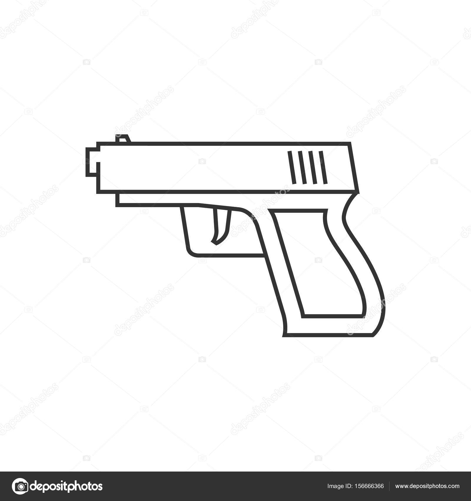 Pistol Outline