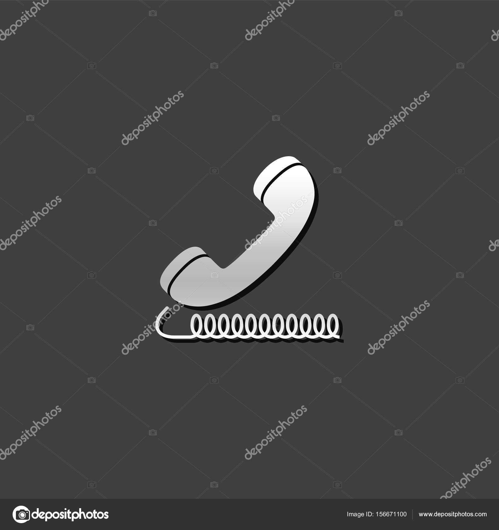 Metallic Icon - Wireless phone Stock Vector by ©puruan 156671100
