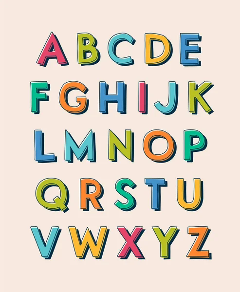 The Alphabet — Stock Vector © lenmdp #2755165