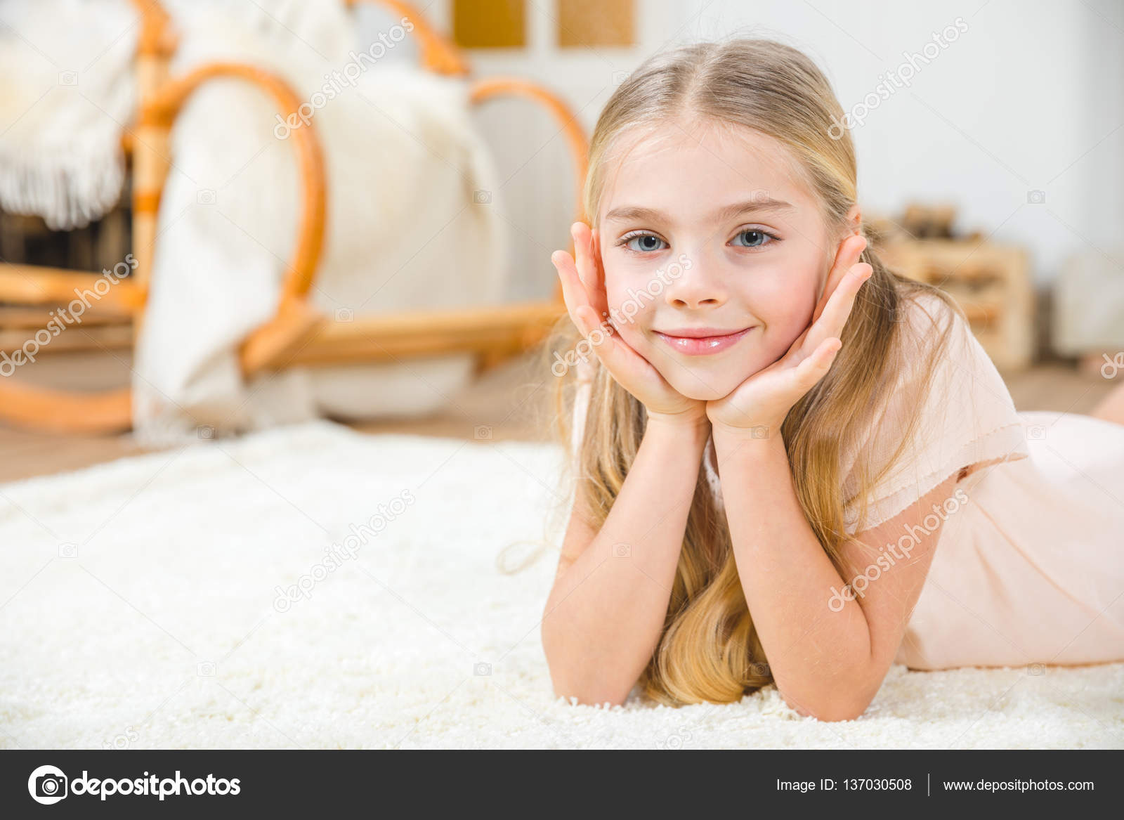 Cute little girl ⬇ Stock Photo, Image by © AndreyBezuglov #137030508