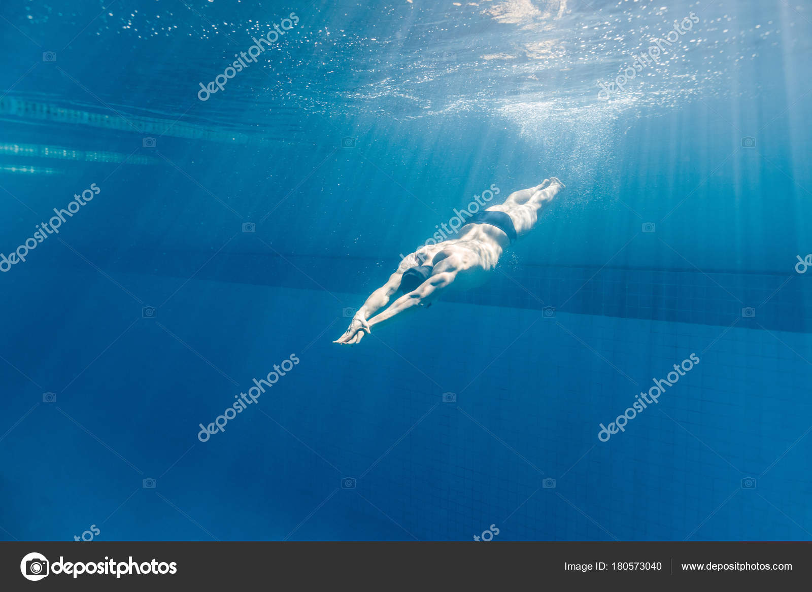 Swimming — Stock Photo © AndreyBezuglov #180573040
