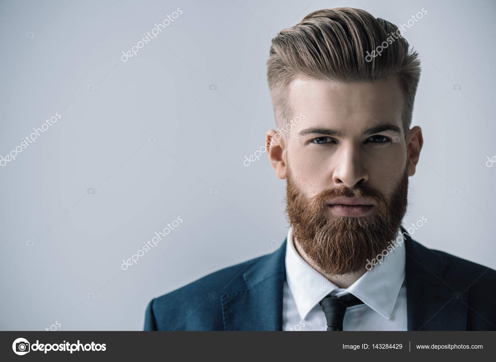 Stylish bearded businessman — Stock Photo © IgorTishenko #143284429