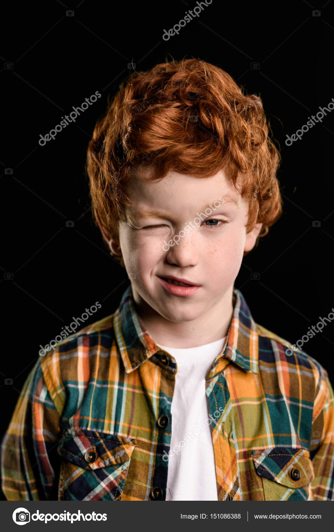 Adorable redhead boy — Stock Photo © IgorTishenko #151086388 Adorable redhead boy — Stock Photo © IgorTishenko #151086388