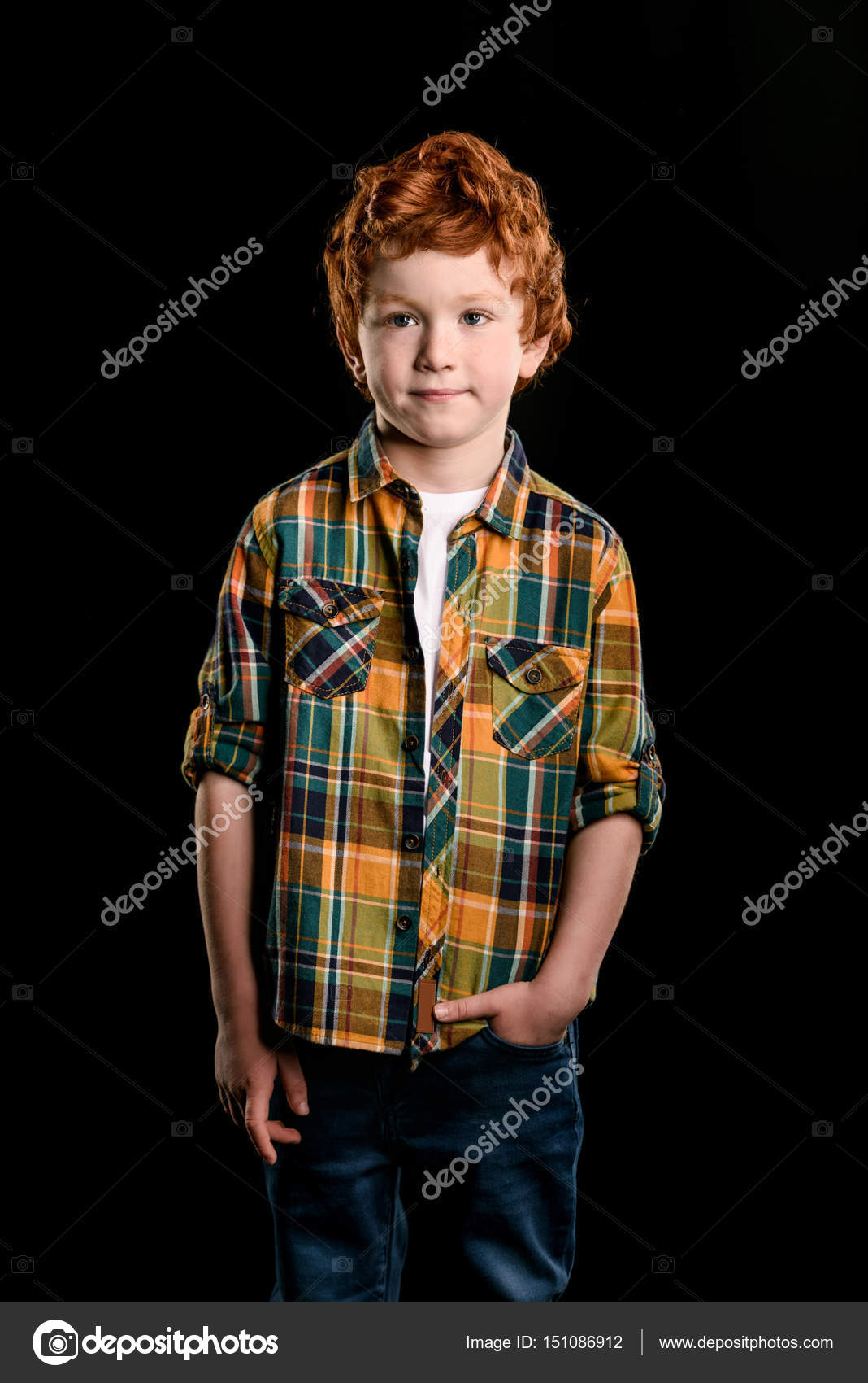 Adorable redhead boy — Stock Photo © IgorTishenko #151086912 Adorable redhead boy — Stock Photo © IgorTishenko #151086912