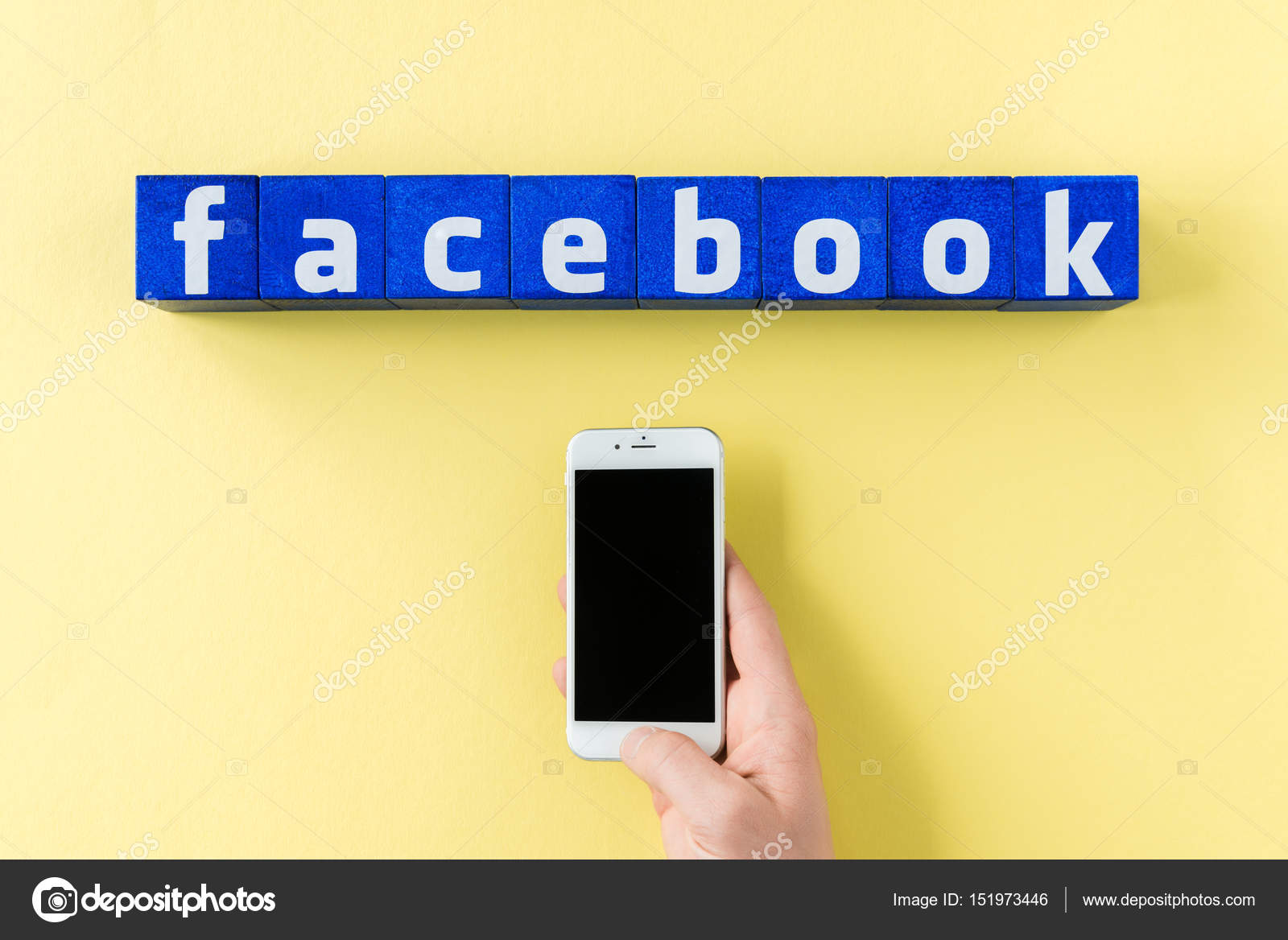 Facebook logo made from cubes — Stock Editorial Photo © IgorTishenko ...
