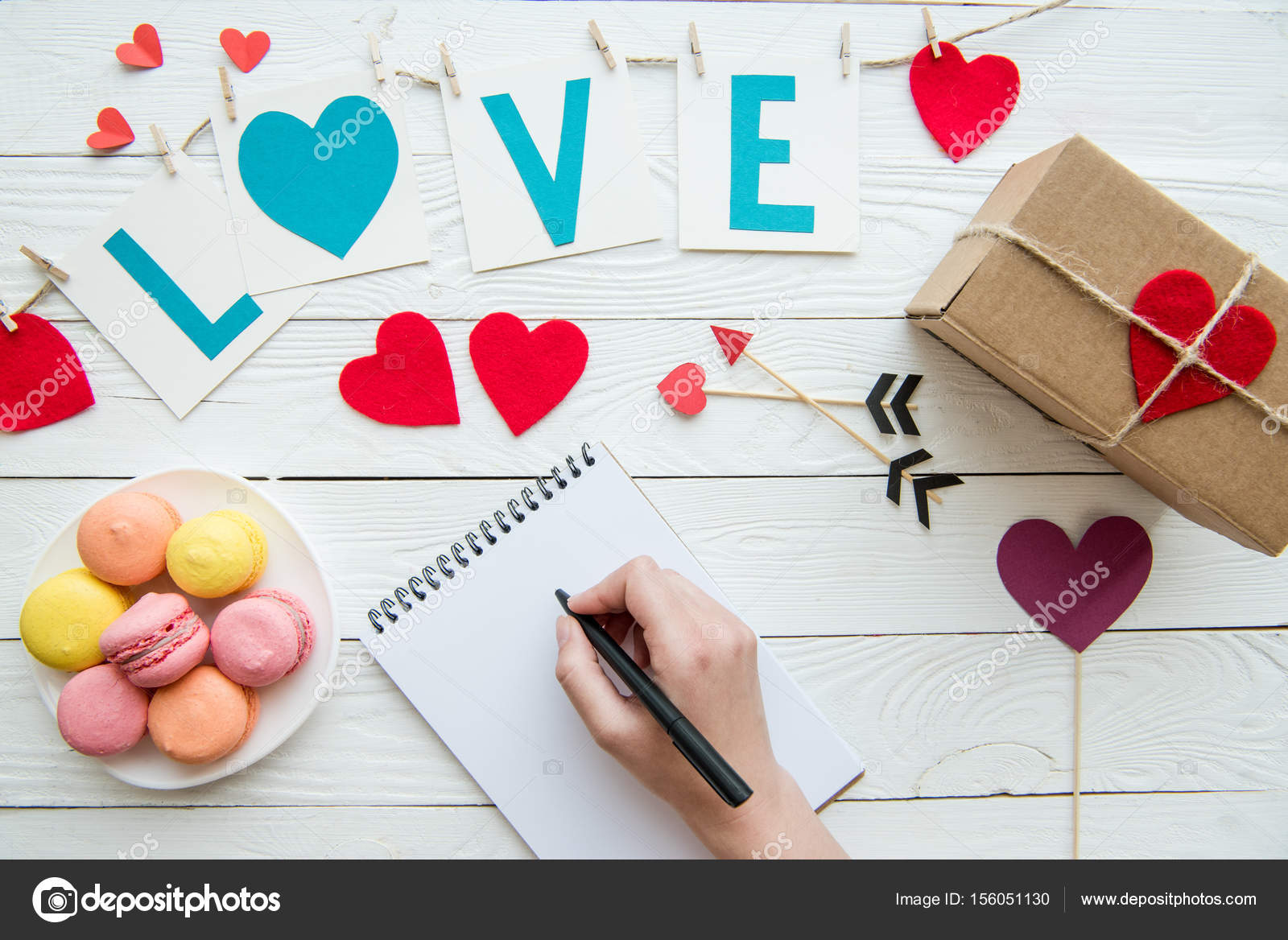 Día de San Valentín composición: fotografía de stock © IgorTishenko ...