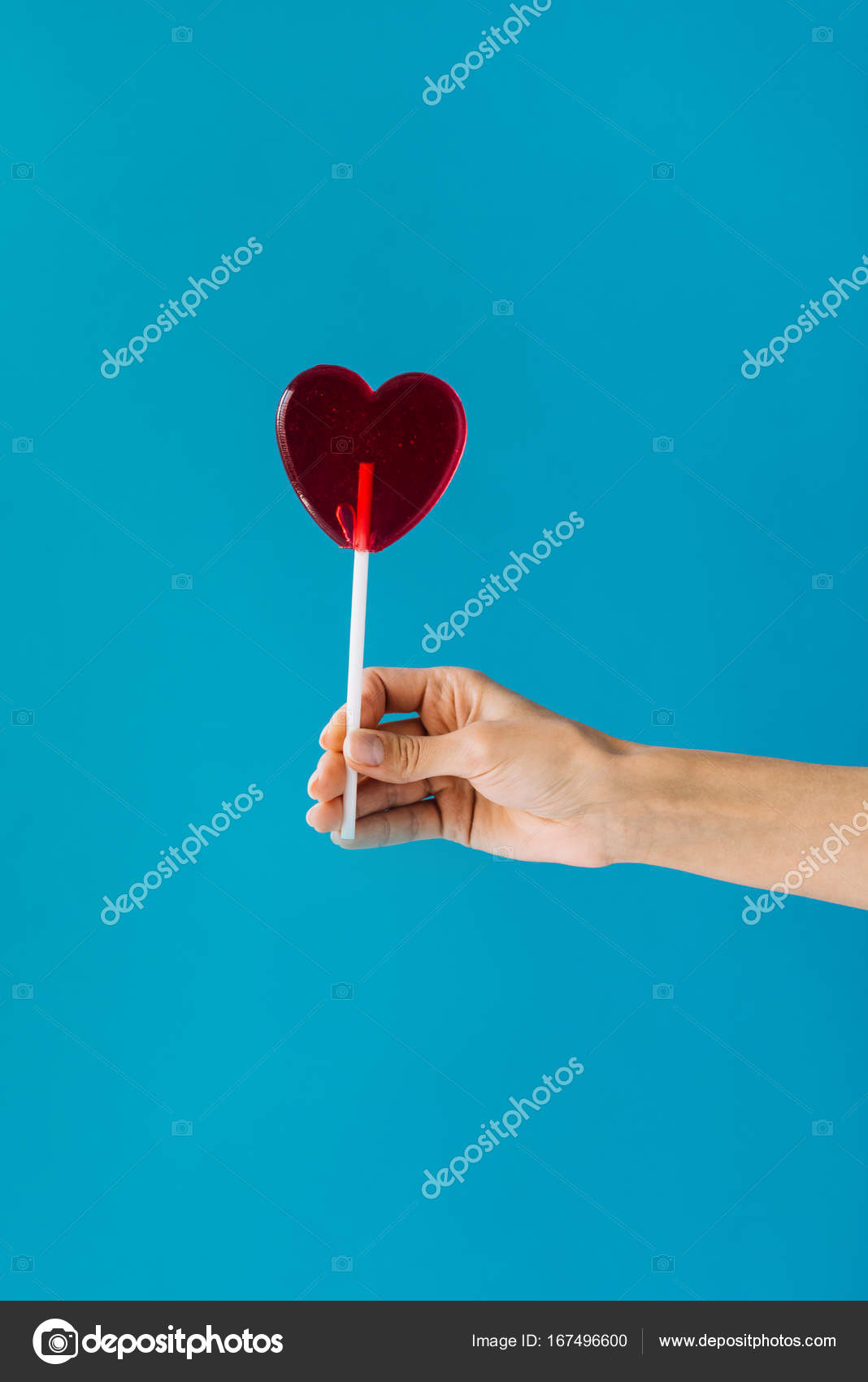 Piruleta en forma de corazón — Foto de stock © IgorTishenko #167496600 Piruleta en forma de corazón — Foto de stock © IgorTishenko #167496600