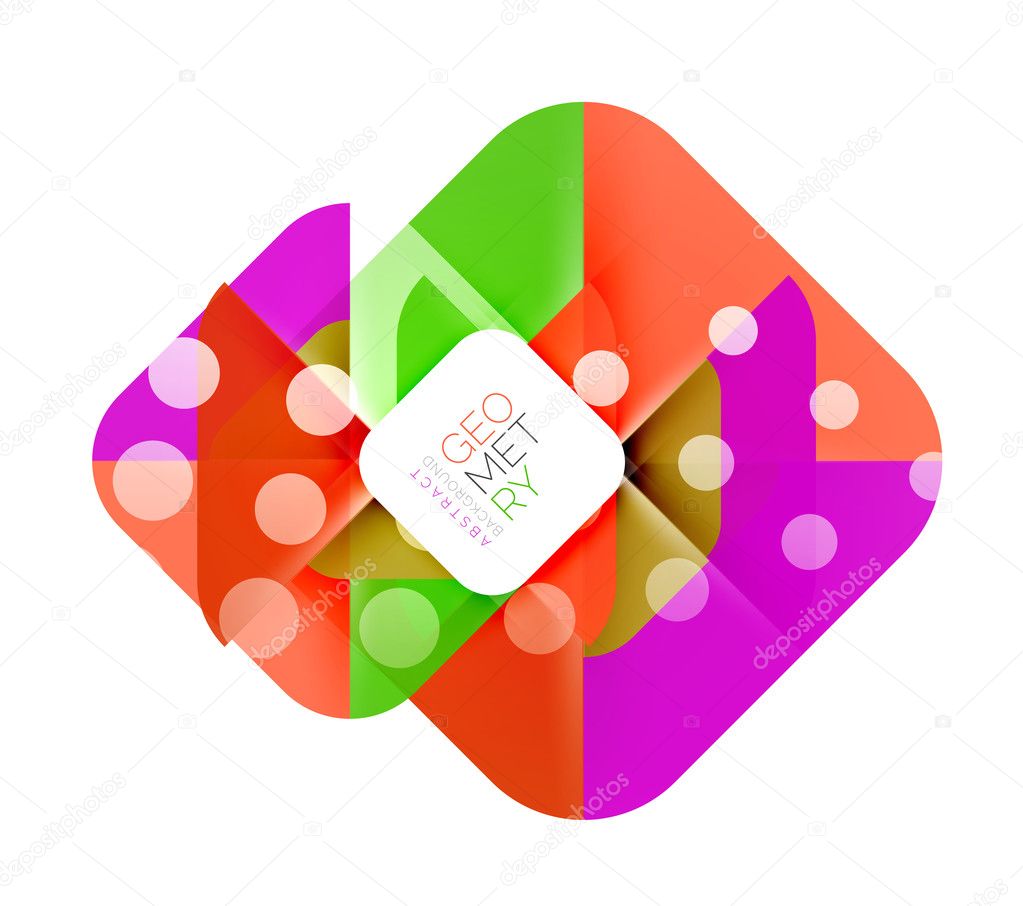 Square and triangle pattern background Stock Vector by ©akomov 126477860