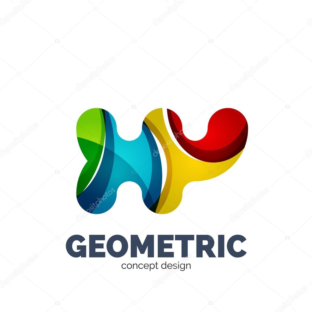 Modern abstract futuristic logo Stock Vector by ©akomov 126754894