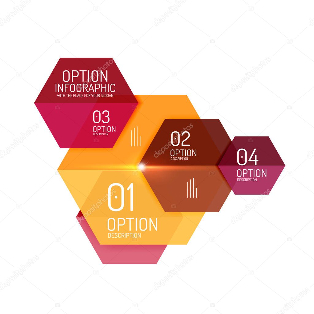 Paper infographic layout design templates Stock Vector by ©akomov 130328902