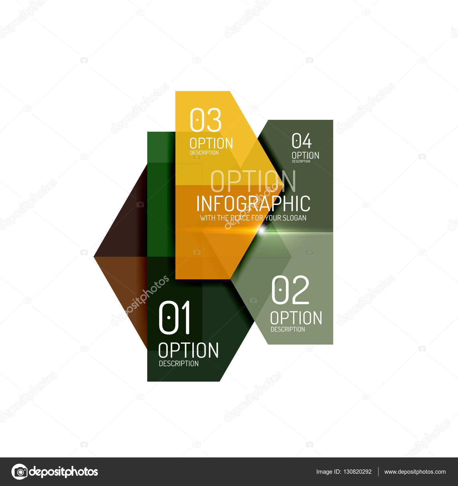 Paper infographic layout design templates Stock Vector by ©akomov 130820292