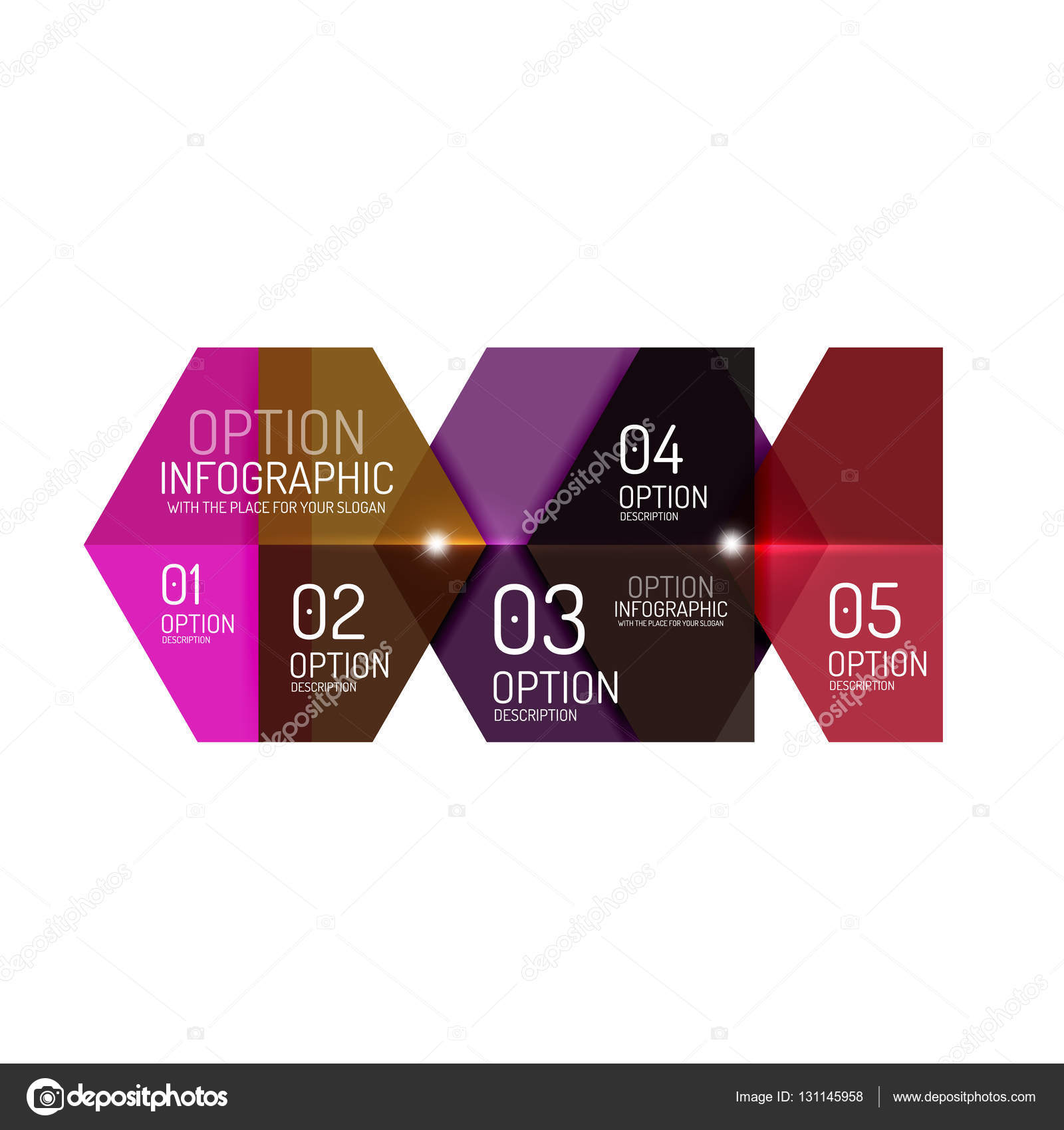 Paper modern infographic geometric templates Stock Vector by ©akomov ...