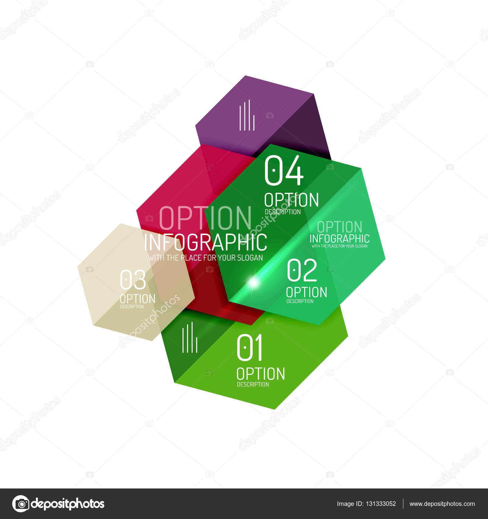 Infographic modern templates - geometric shapes Stock Vector Image by ...