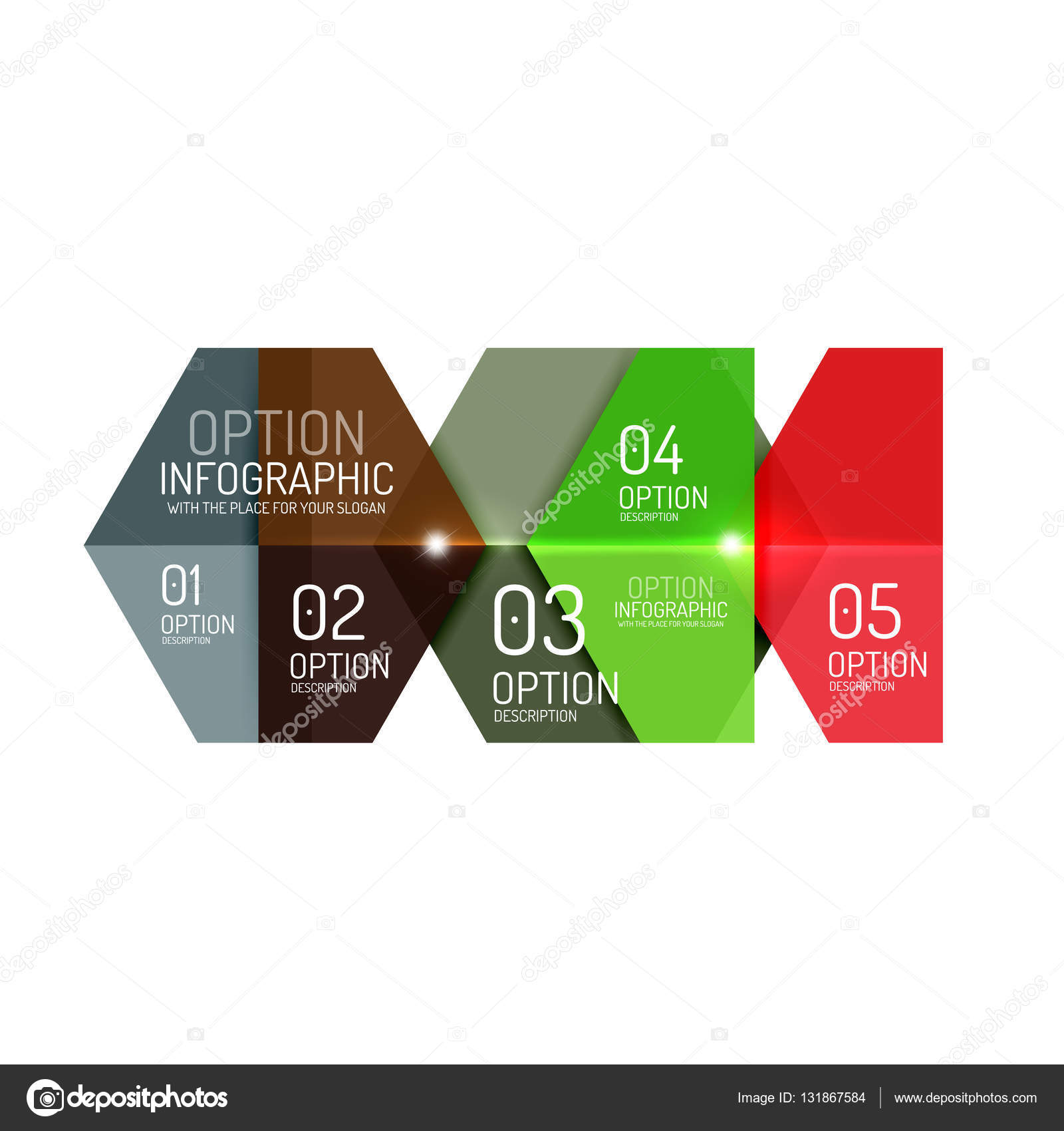 Paper infographic layout design templates Stock Vector by ©akomov 131867584