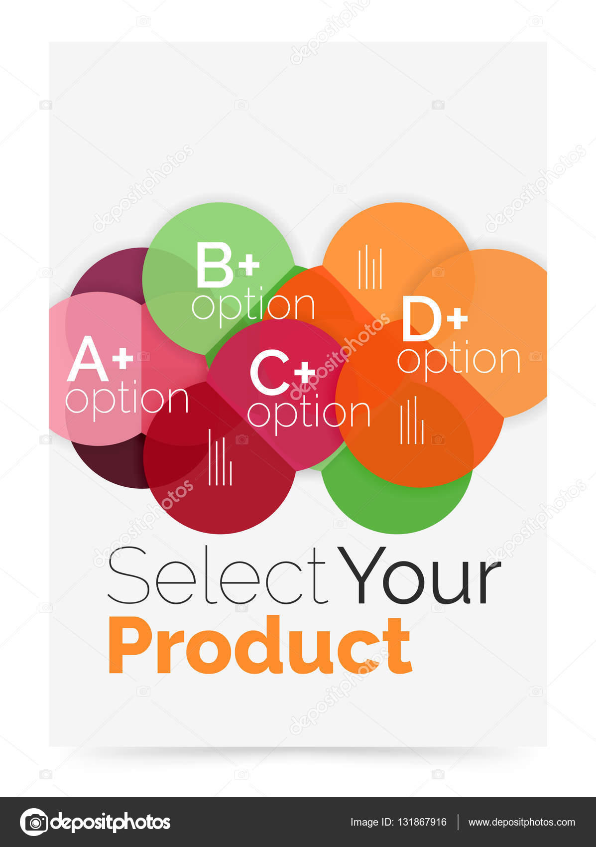 Option select infographic banner Stock Vector by ©akomov 131867916