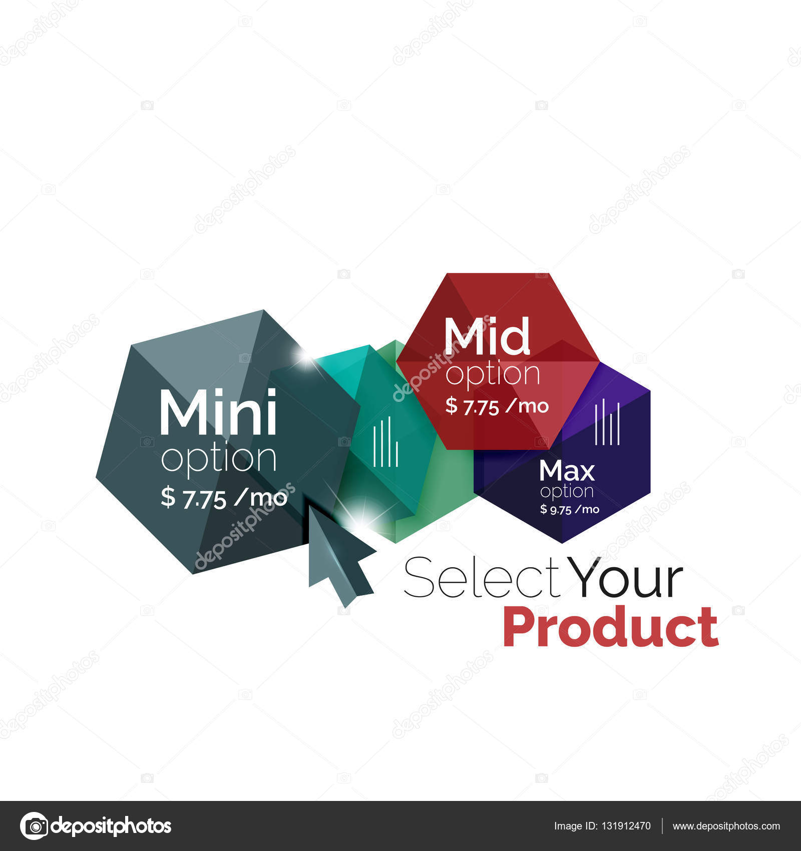 Option select template Stock Vector Image by ©akomov #131912470