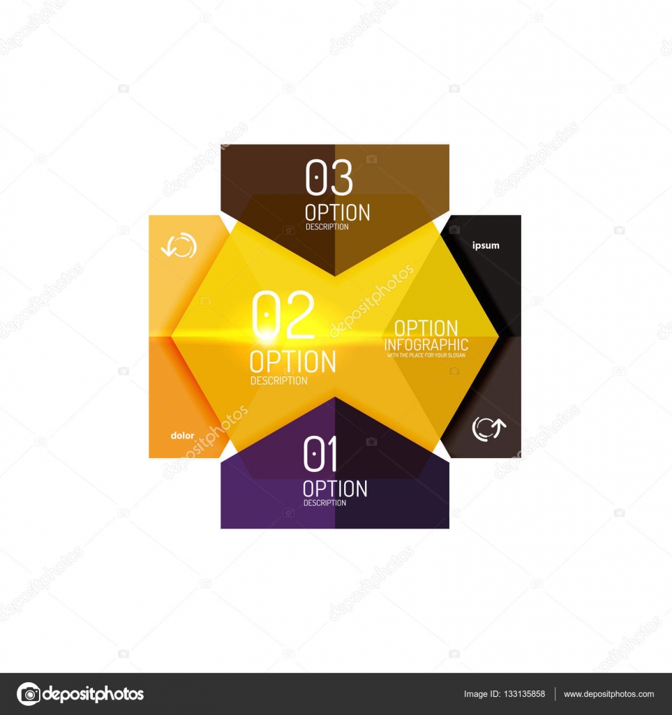 Business option diagram templates Stock Vector Image by ©akomov #133135858