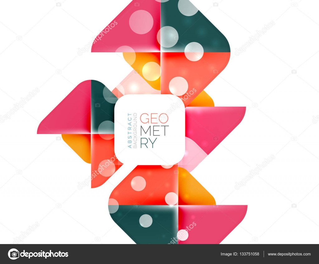 Square and triangle pattern background Stock Vector by ©akomov 133751058