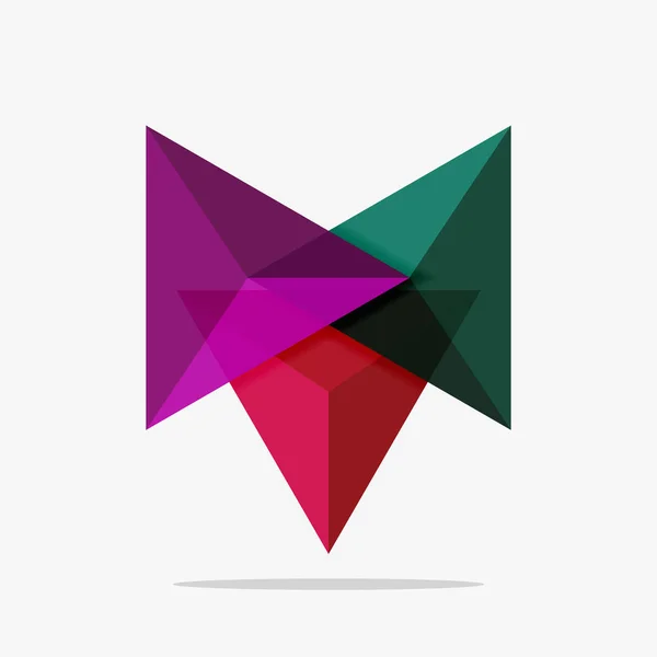 Blank triangle layout business template Stock Vector by ©akomov 132549520