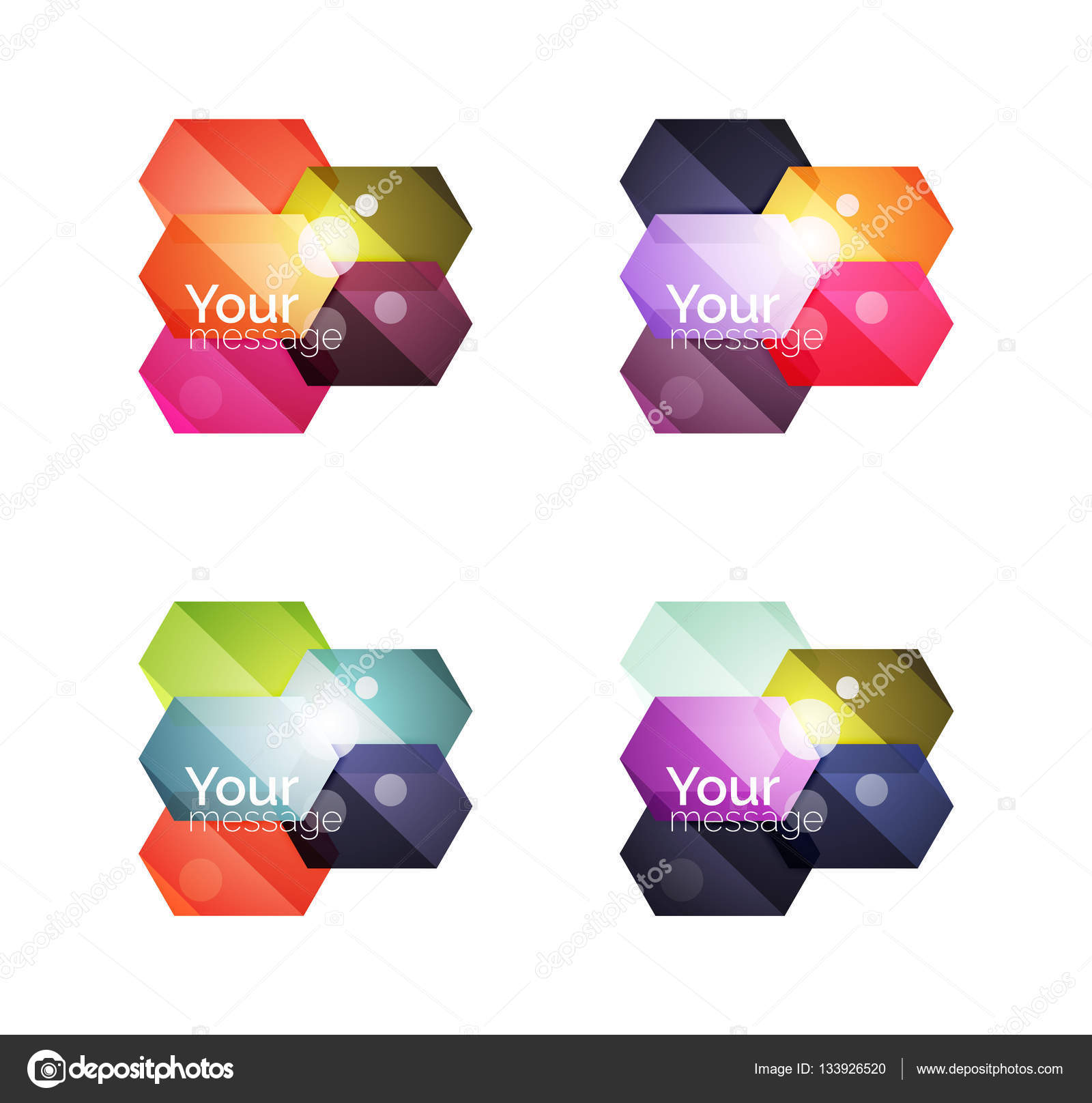 Vector shiny blank web option boxes Stock Vector Image by ©akomov ...