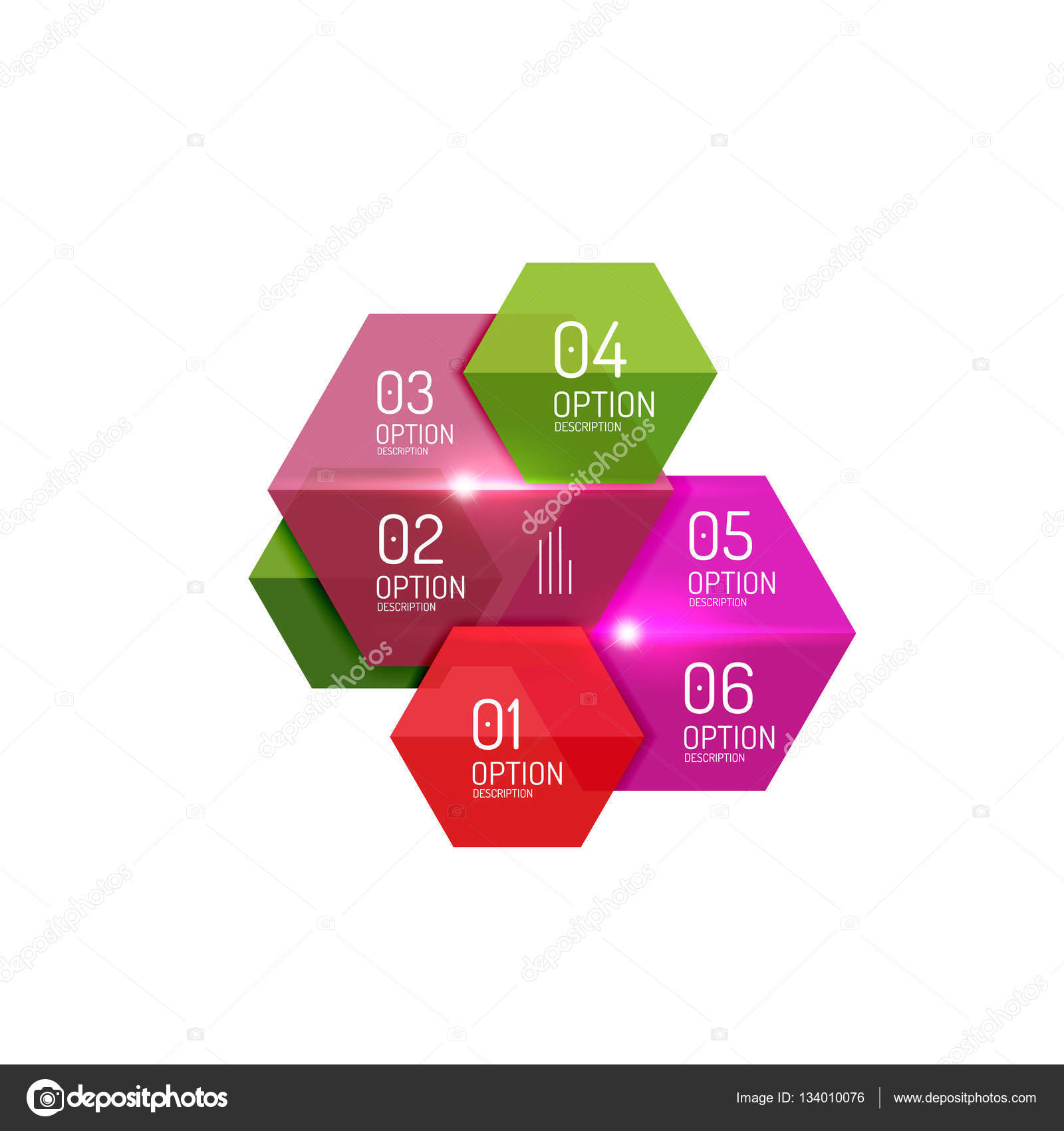 Business option diagram templates Stock Vector by ©akomov 134010076
