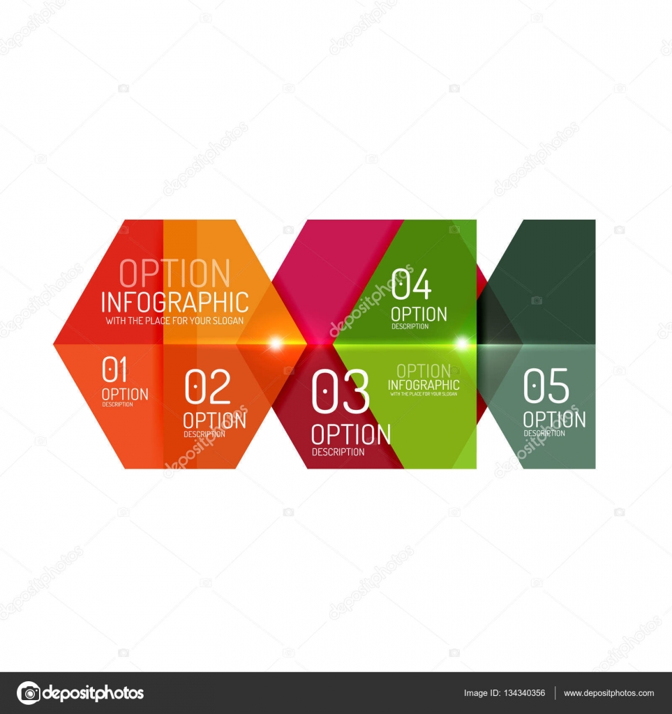 Infographic modern templates - geometric shapes Stock Vector Image by ...