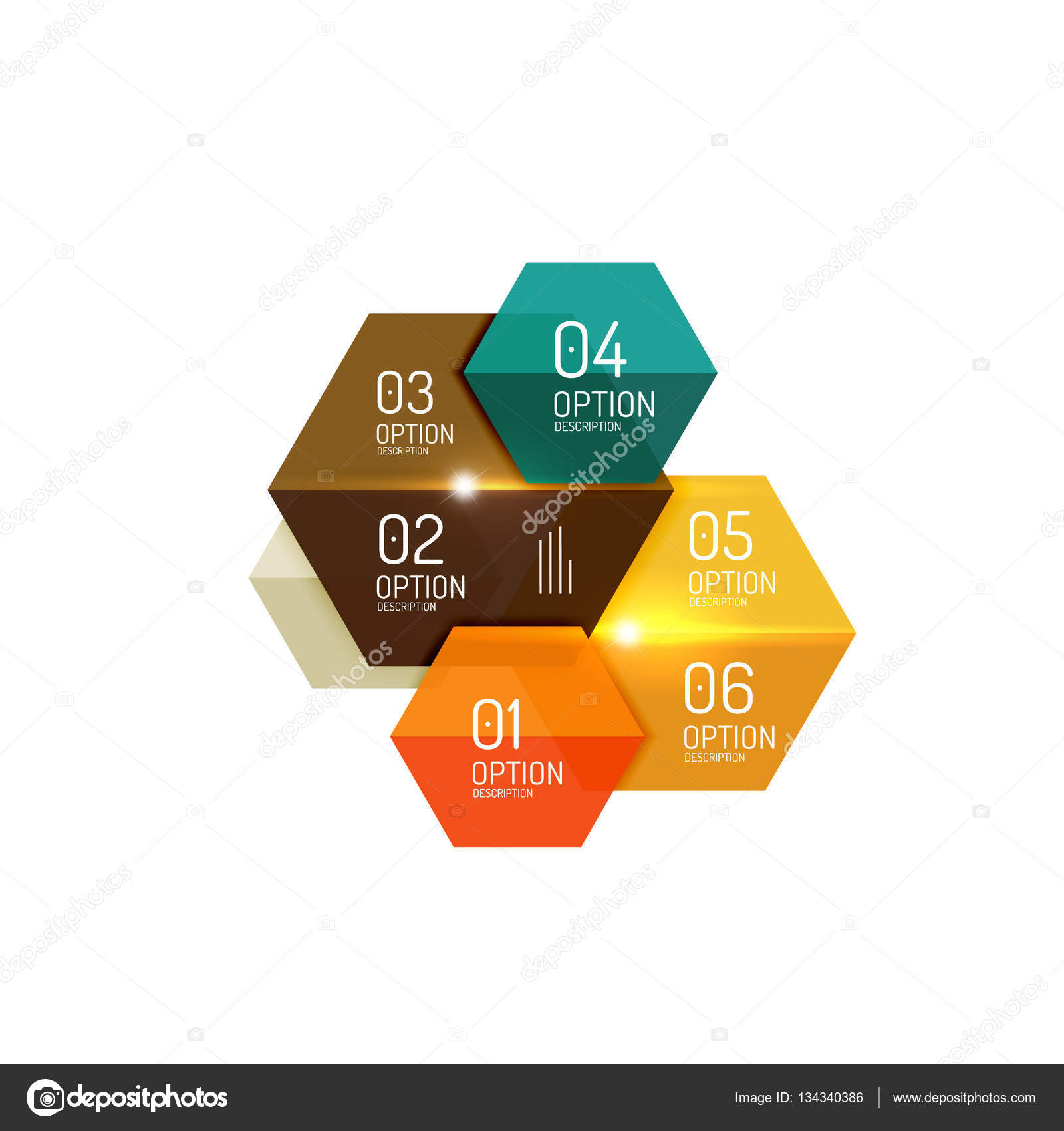 Infographic modern templates - geometric shapes Stock Vector Image by ...