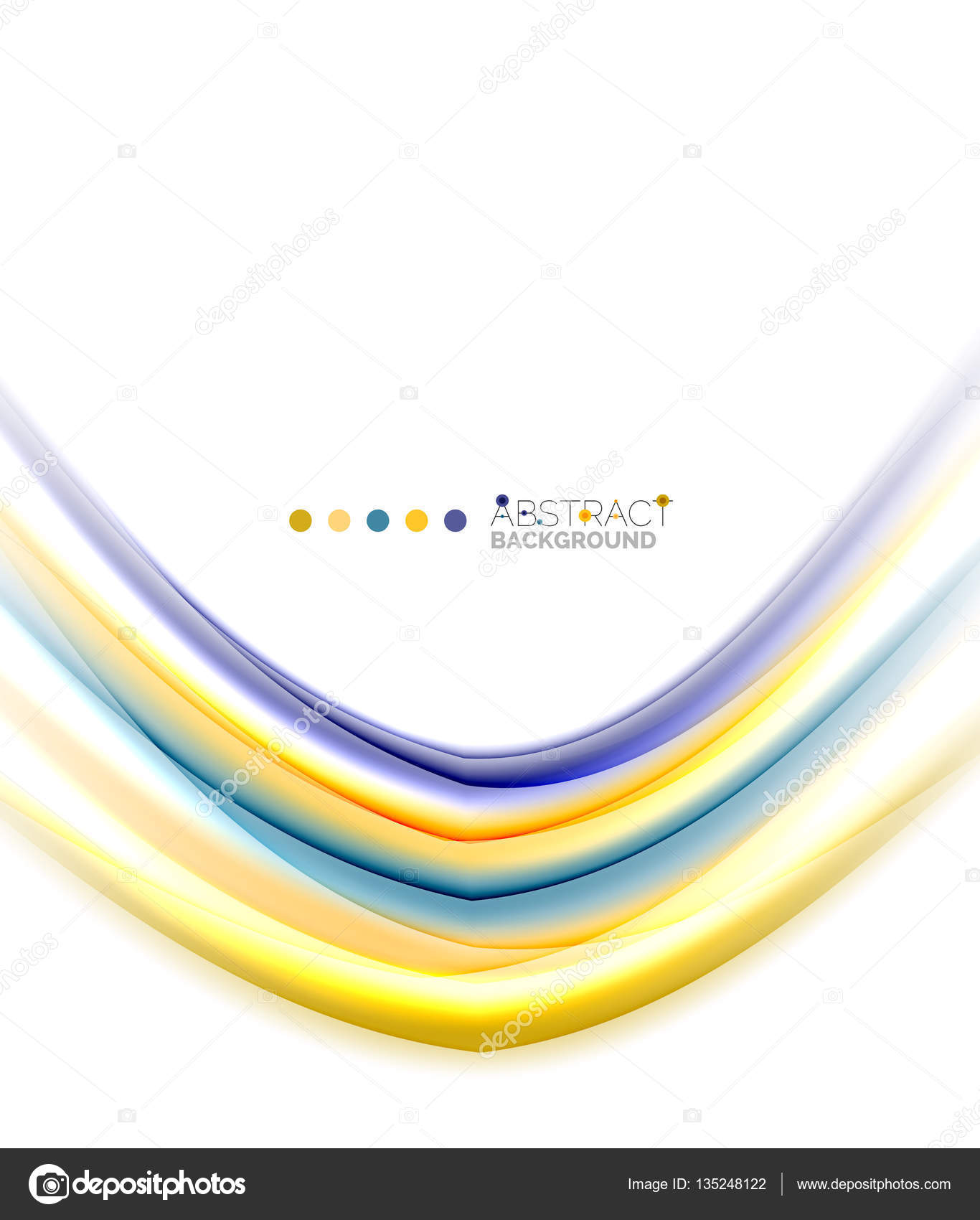 Colorful blurred stripes, abstract background Stock Vector by ©akomov ...