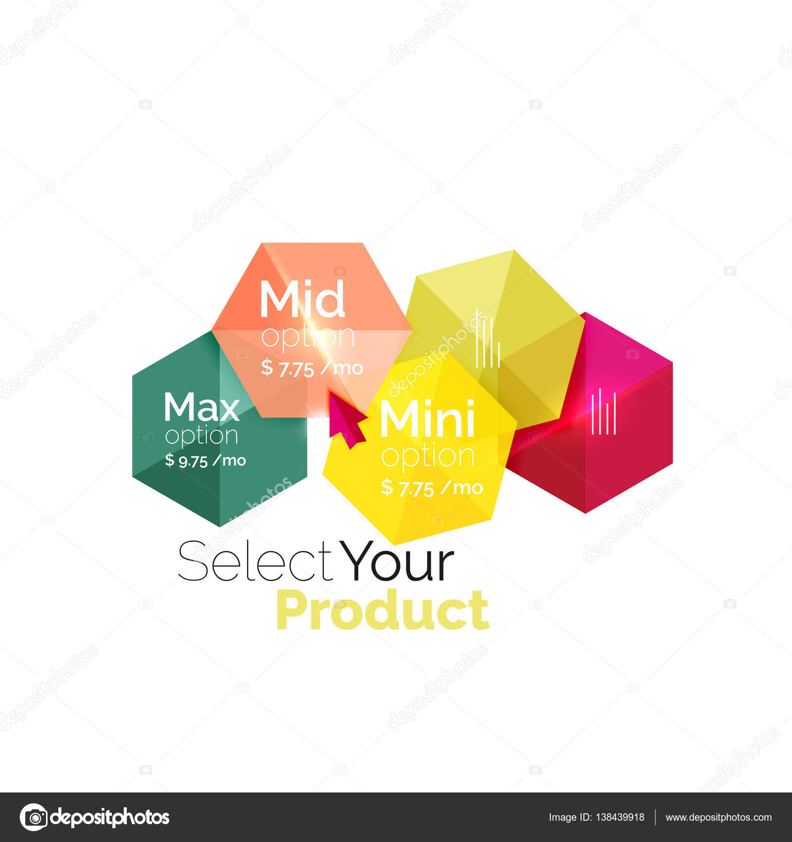 Option select template Stock Vector Image by ©akomov #138439918