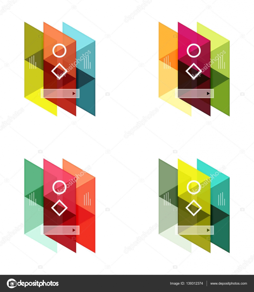 Blank triangle infographic backgrounds Stock Vector Image by ©akomov ...
