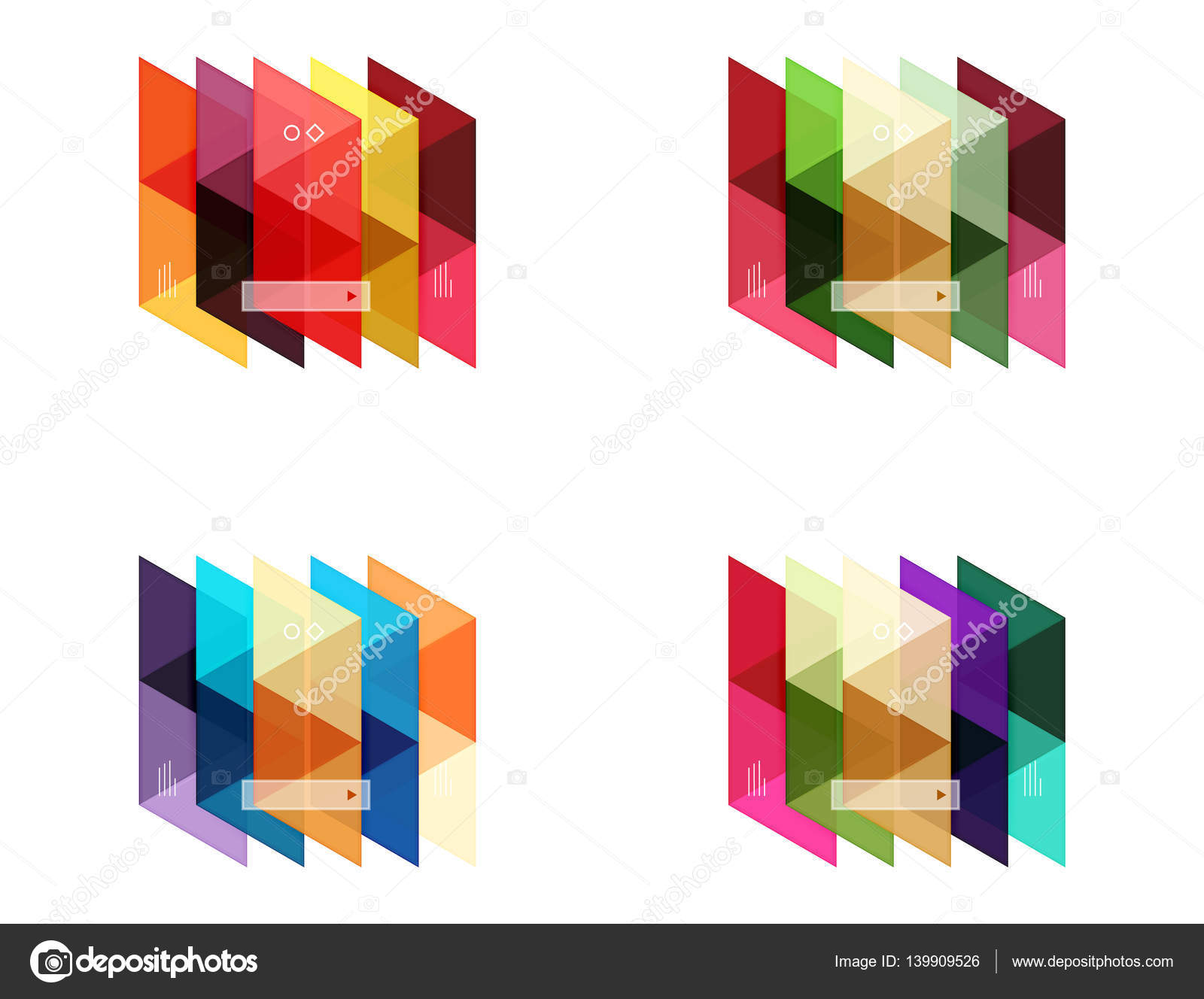 Blank triangle infographic backgrounds Stock Vector Image by ©akomov ...