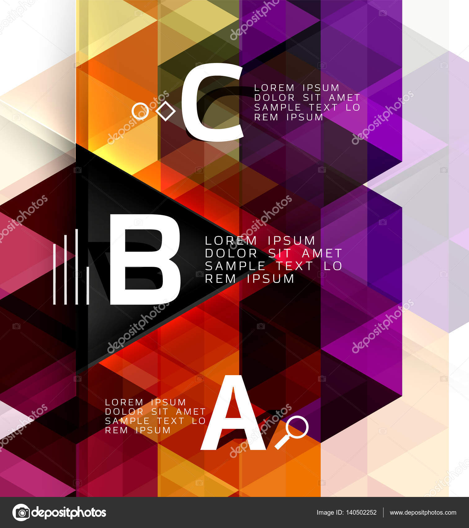 Vector geometric shape background Stock Vector by ©akomov 140502252