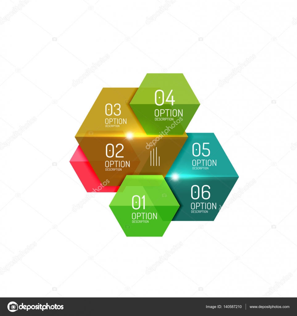 Infographic modern templates - geometric shapes Stock Vector by ©akomov ...