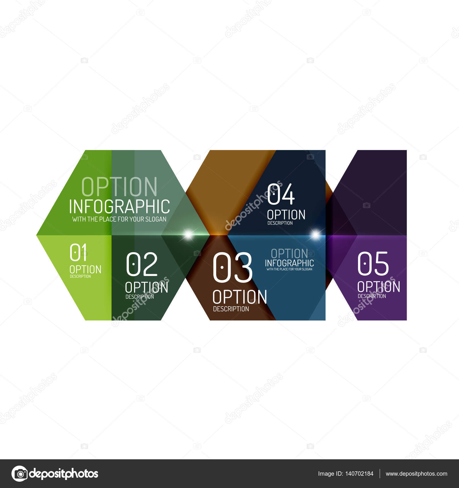 Hexagone infographic diagram templates Stock Vector by ©akomov 140702184