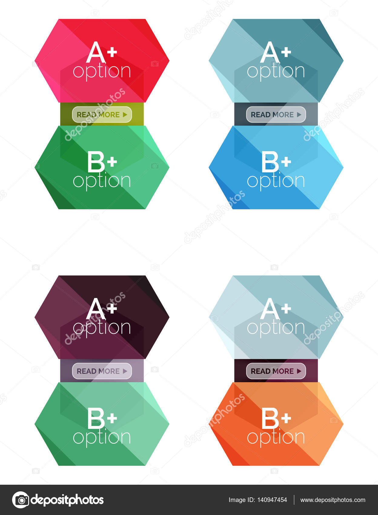 Option infographic templates Stock Vector Image by ©akomov #140947454
