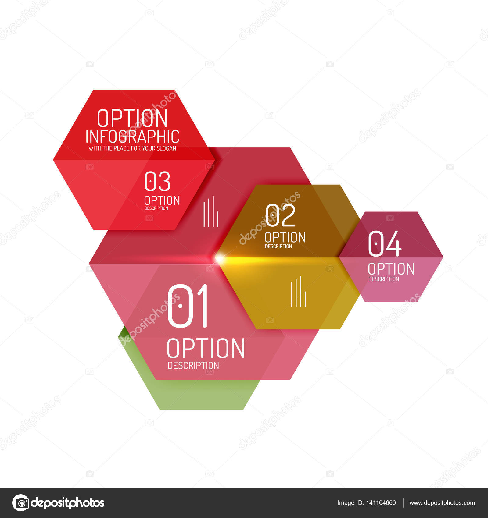 Infographic modern templates - geometric shapes Stock Vector by ©akomov ...